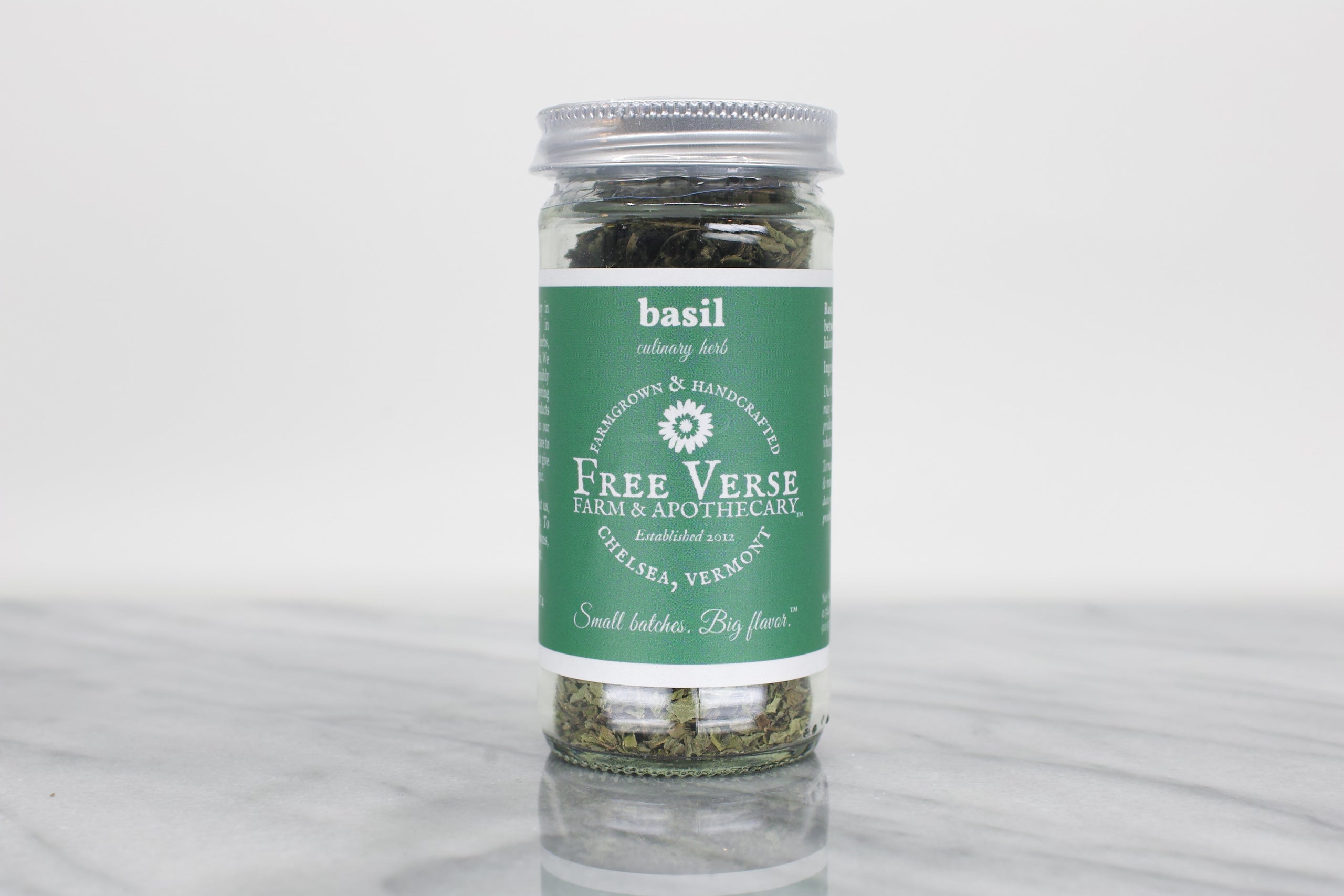 Basil, Dried | Free Verse Farm Shop
